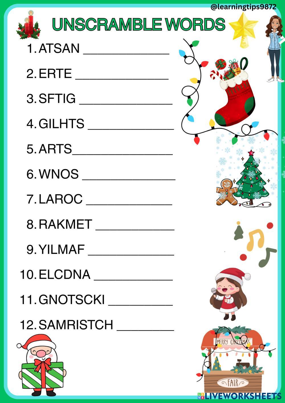 Christmas | ESL Worksheets | 8308620