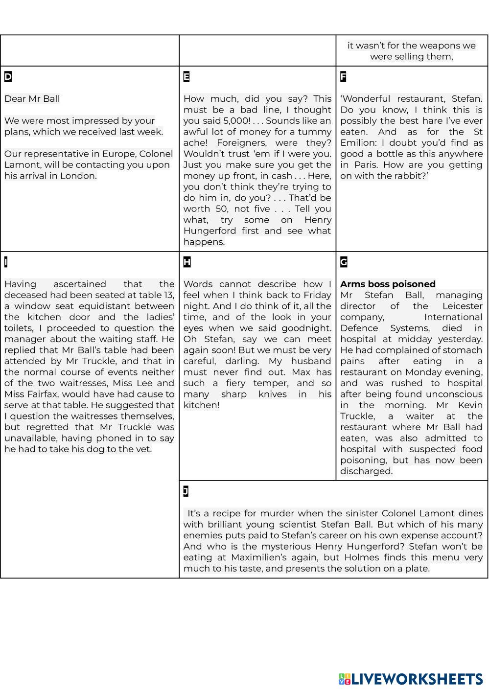 Advanced Writing | English Language Worksheets | 8312169