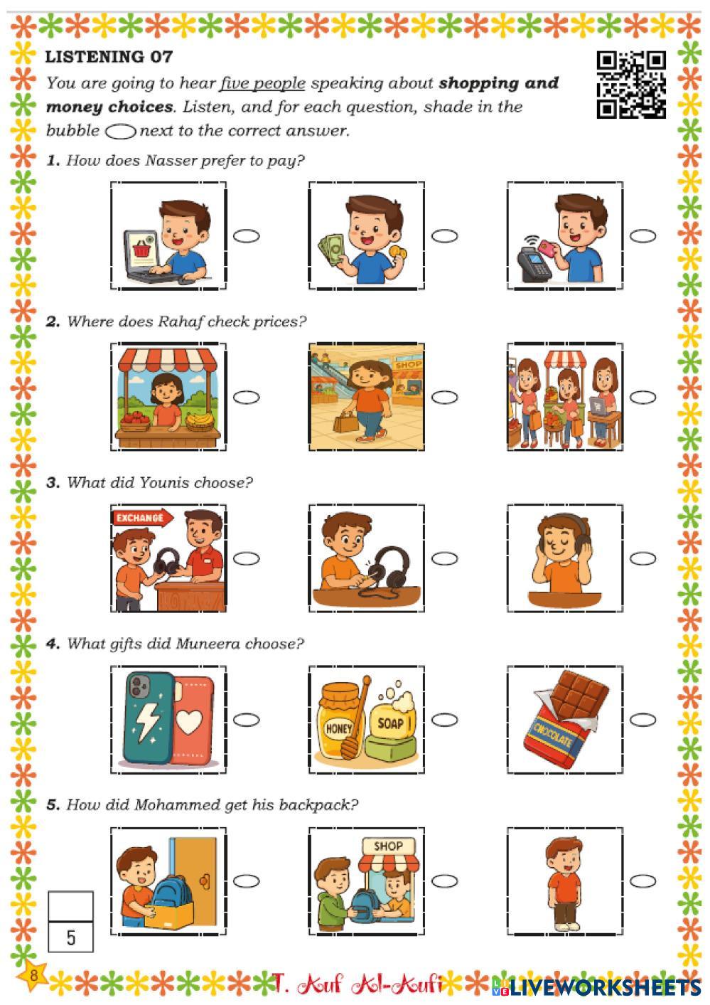 LISTENING 1 | English Language Worksheets | 8316859