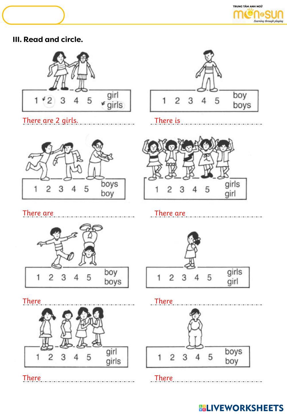 singular and pl… | English Language Worksheets | 2856850