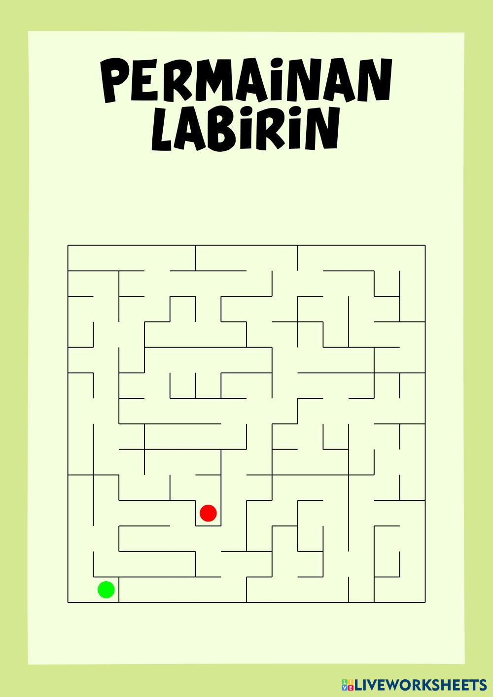 Labirin | Social Studies Worksheets | 8324780