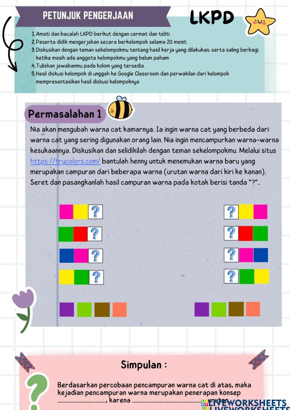 8028203 | Kombinasi | Lila Mika | LiveWorksheets