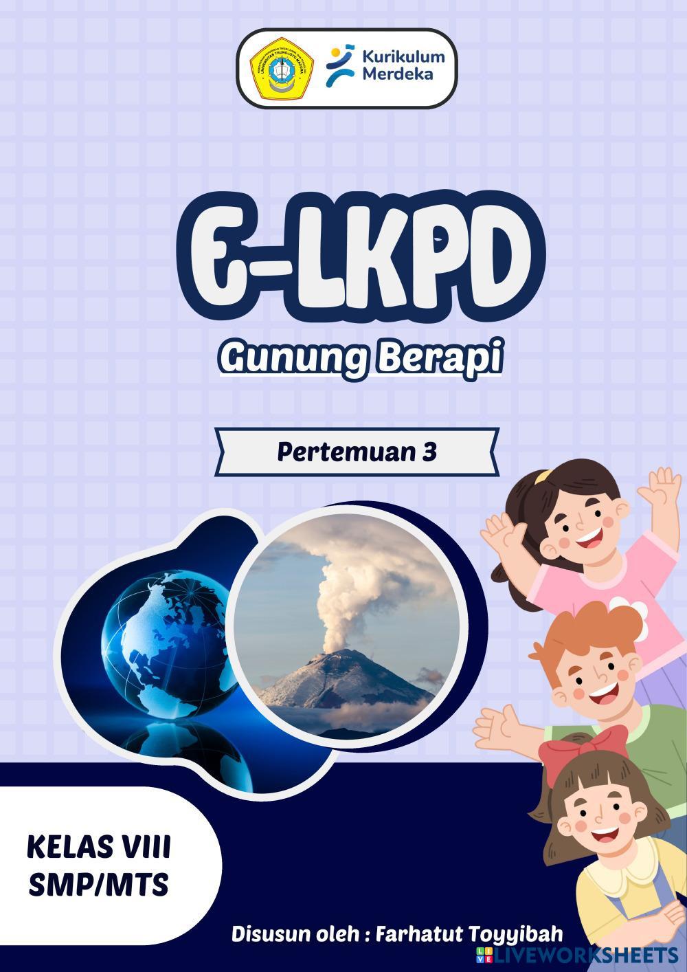 E-LKPD Gunung B… | Free Interactive Worksheets | 8030381