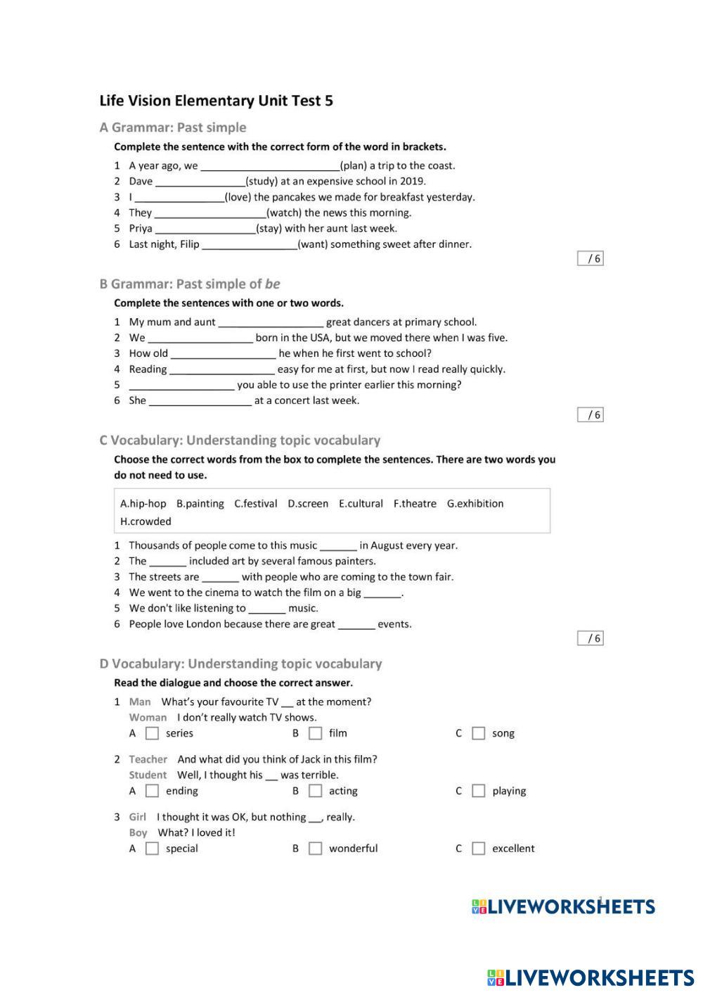 8032775 | Life Vision Elem Unit 5 | ngantv