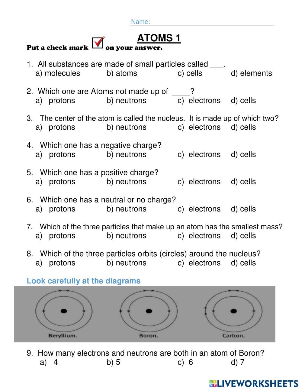 8033756 | Atoms - Lesson 1 | Deborah Watkins