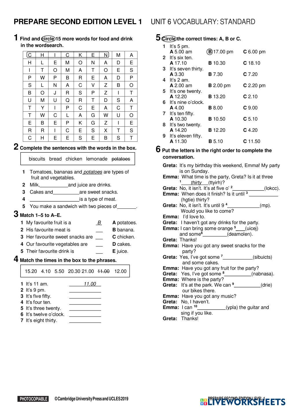 8041249 | PREPARE_1_Vocabulary_Standard_Unit_06 | Iryna