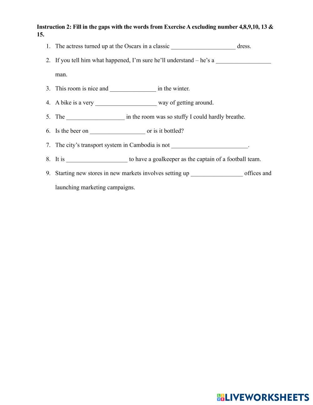 8044428 | EPP3 - Unit 6 Vocabulary | Seila Vita