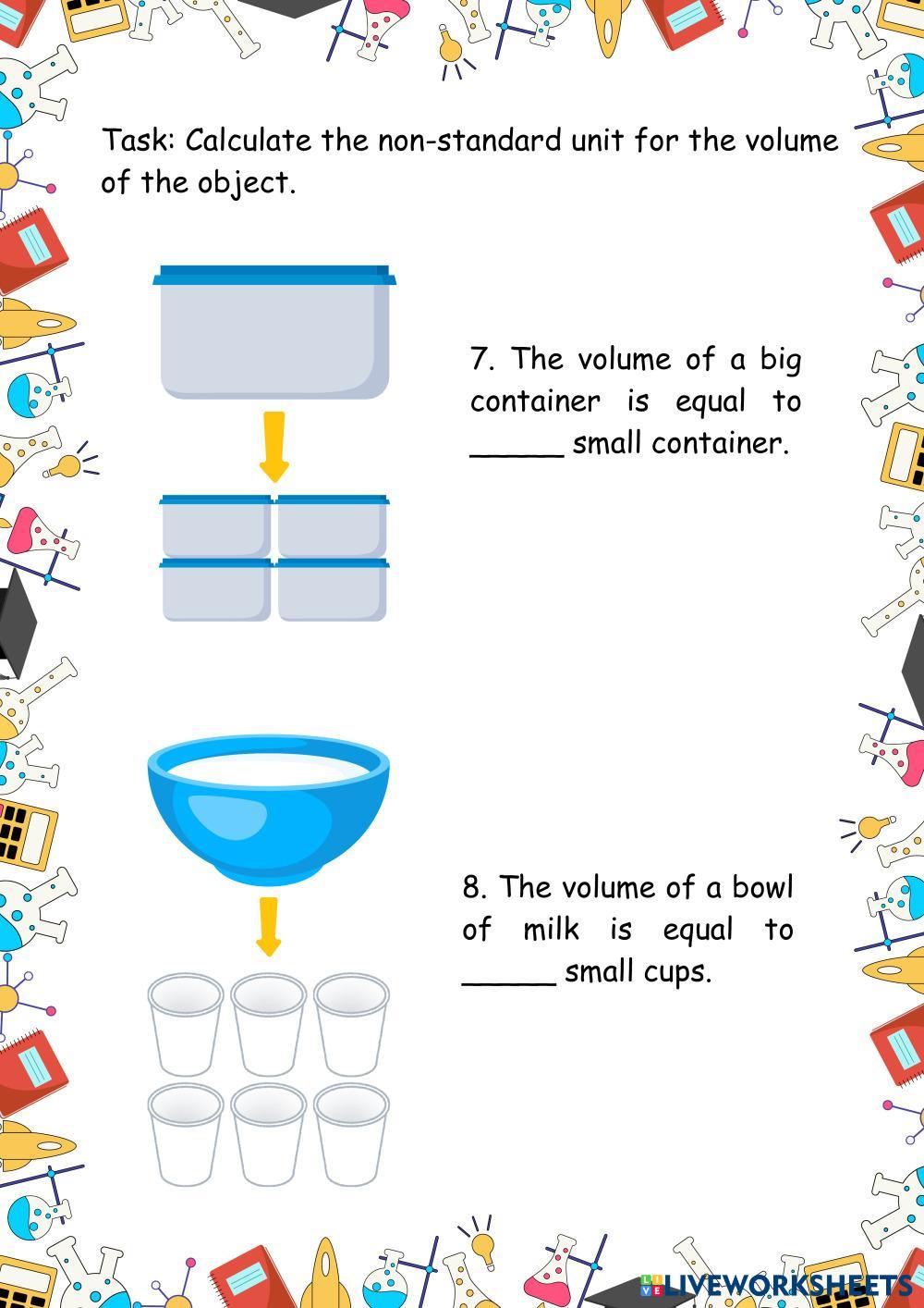 Non-Standard Un… | Free Interactive Worksheets | 8055180