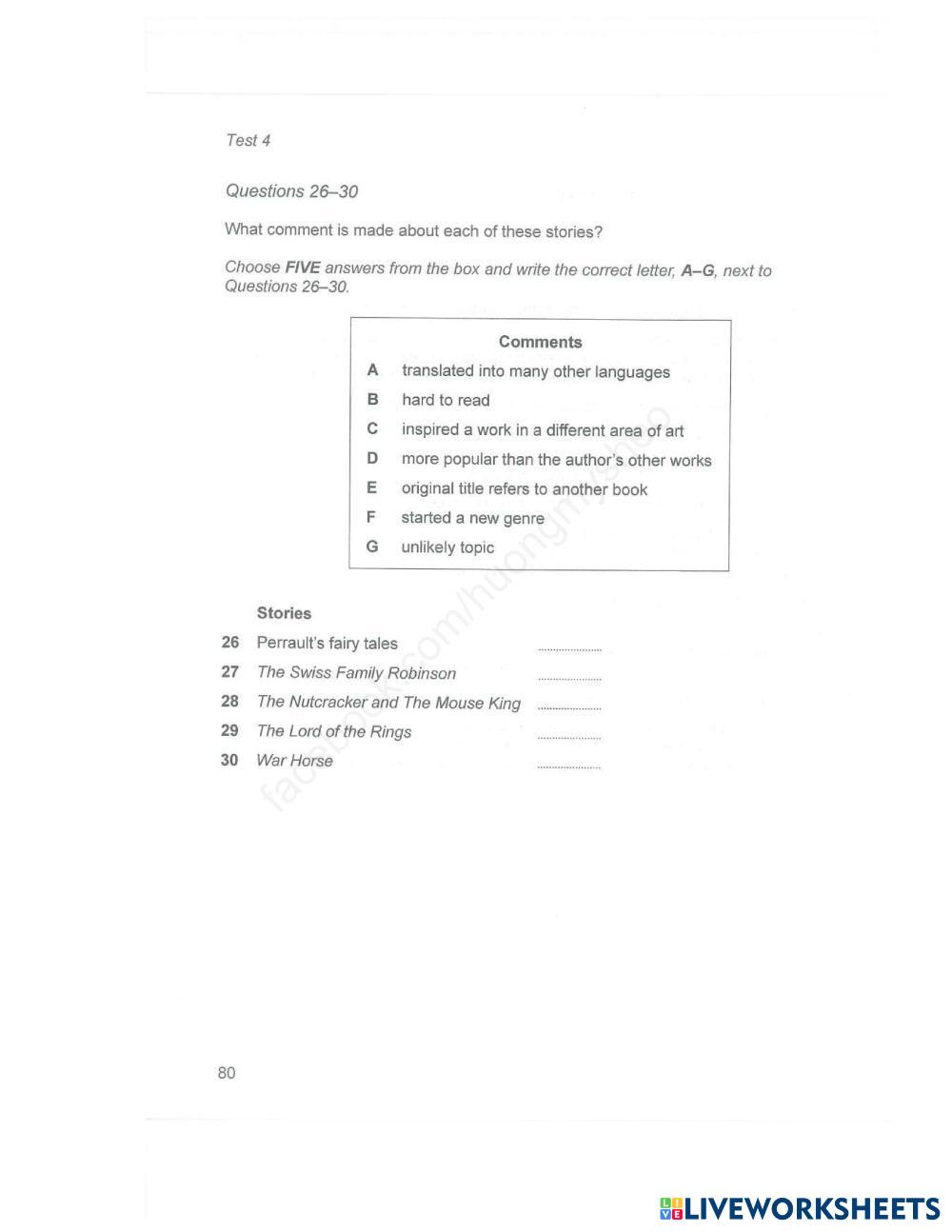 Cambridge IELTS… | Free Interactive Worksheets | 8057240