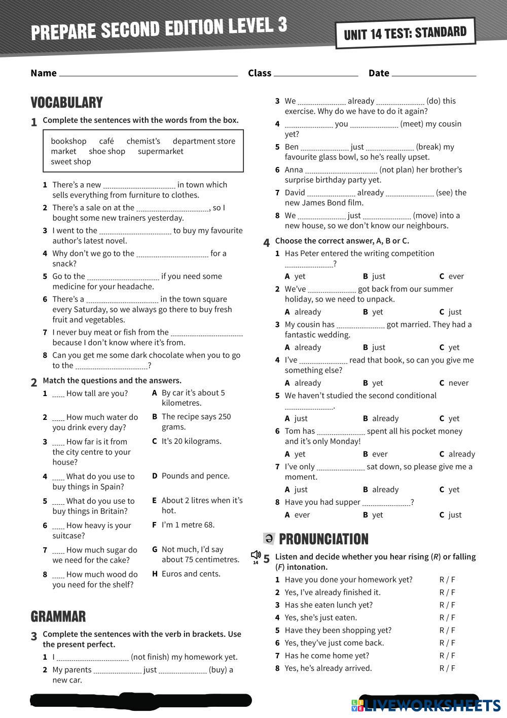 Prepare 7 nus u… | Free Interactive Worksheets | 8057279