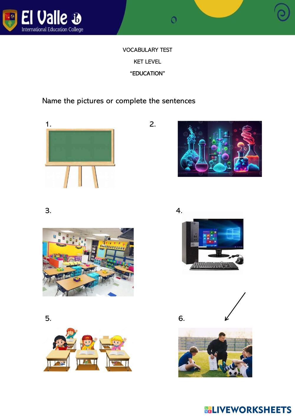 KET VOCABULARY:… | Free Interactive Worksheets | 8058809