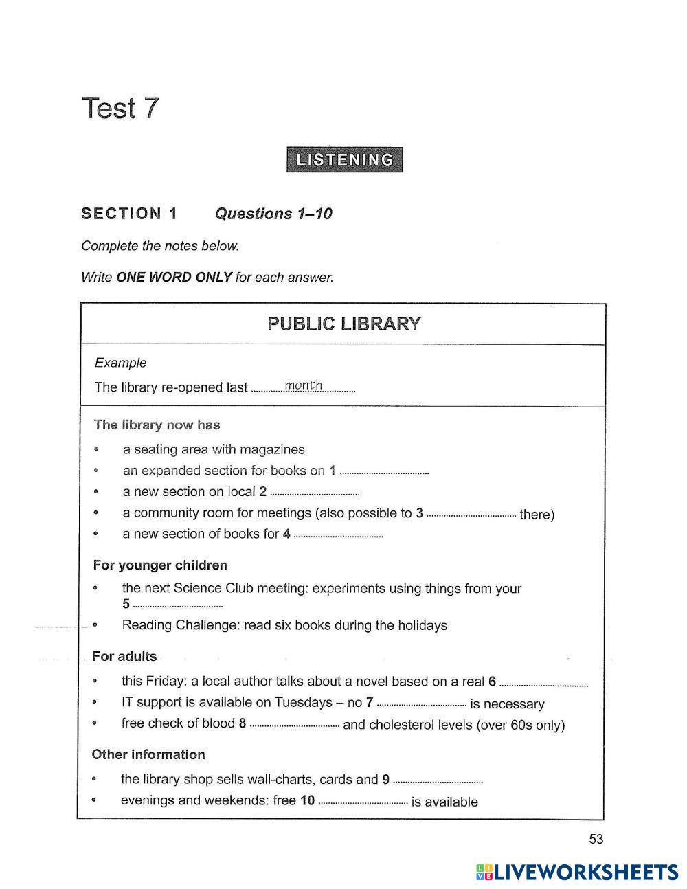 Cambridge IELTS… | Free Interactive Worksheets | 8059165