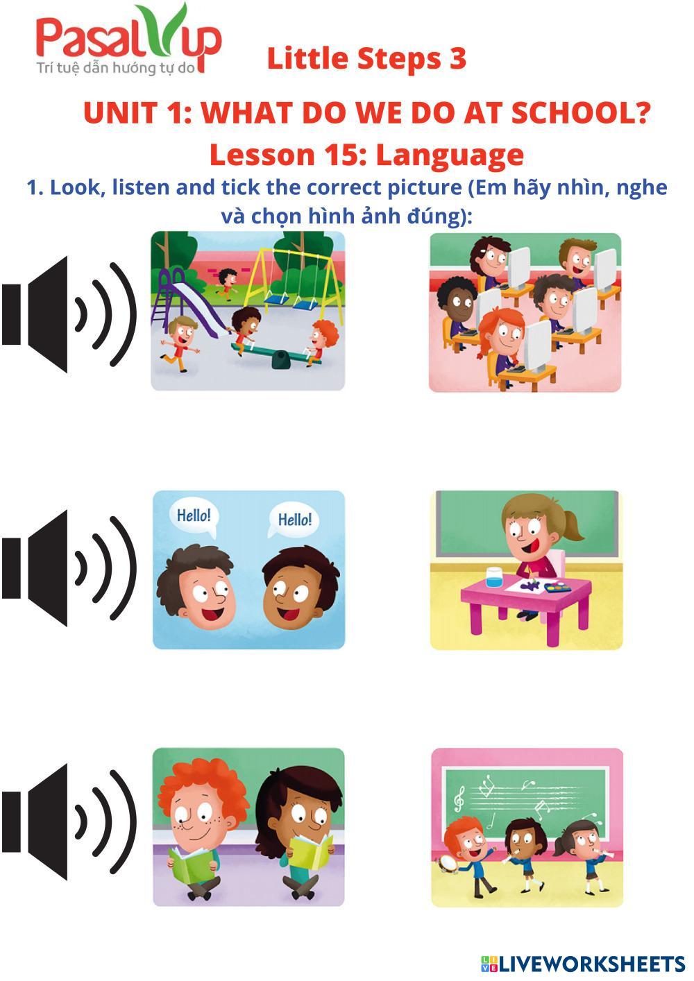 8063157 | 15. Lesson 15 - Unit 1 - Little Steps 3