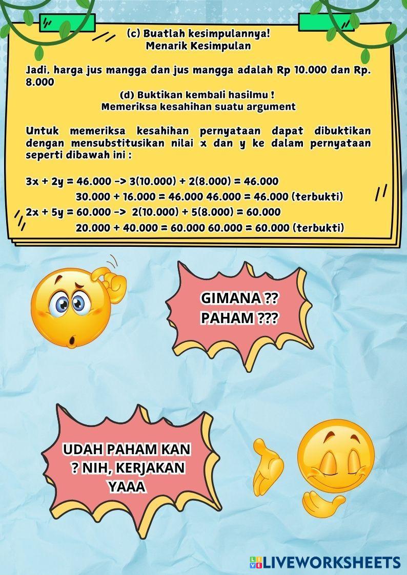 E-LKPD MATRIKS | Free Interactive Worksheets | 8008109