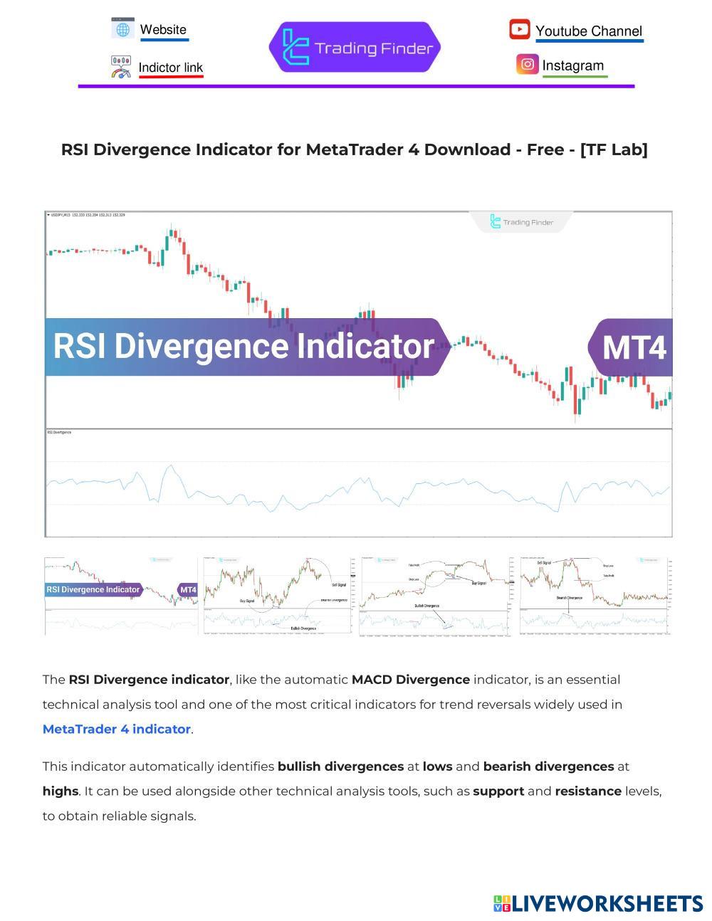 8068297 | RSI Divergence Indicator for MetaTrader 4
