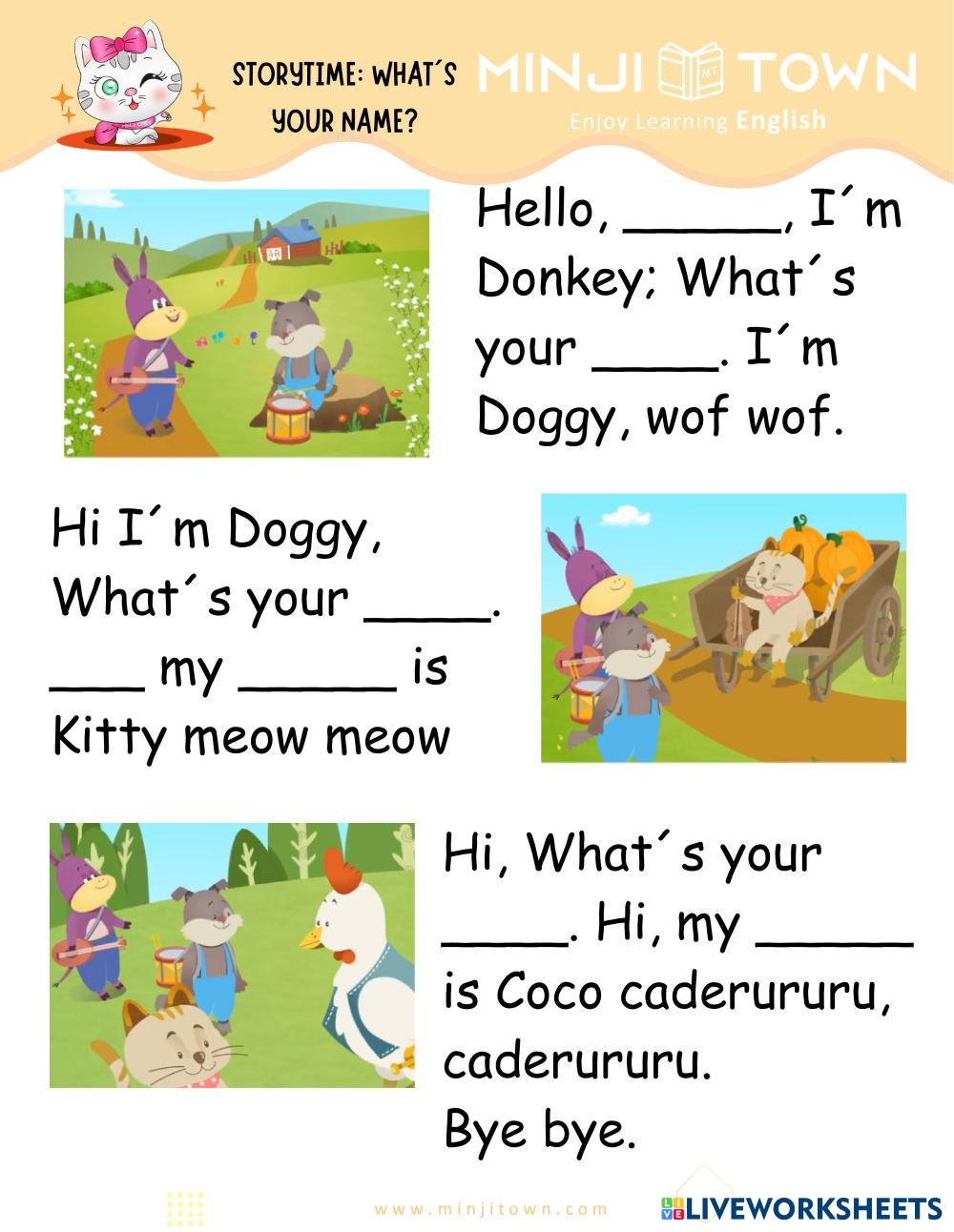 8068941 | STORYTIME: WHAT'S YOUR NAME? | Jennifer Ibarra