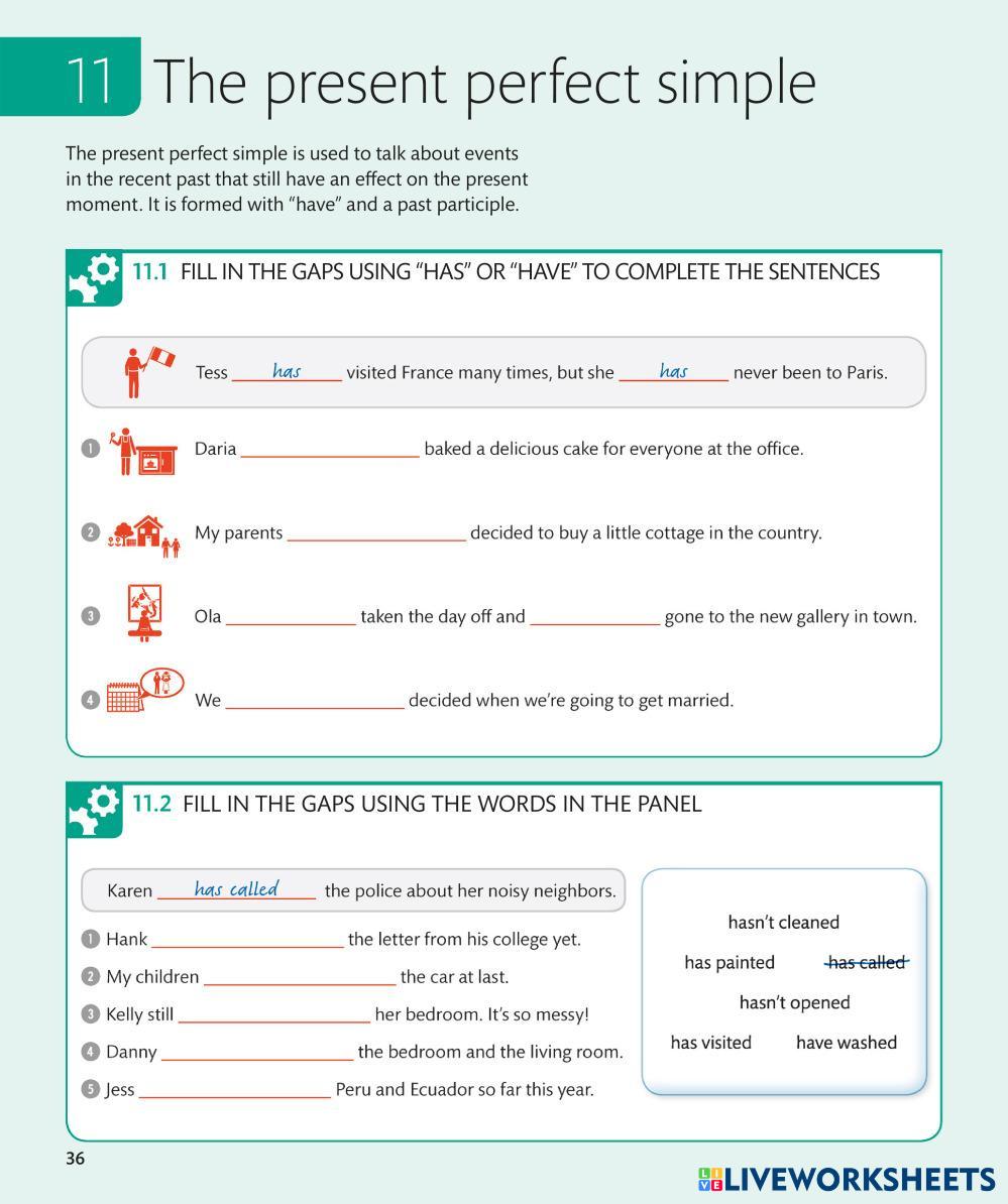 8069797 | Present perfect simple exercises | Bruna Akemi
