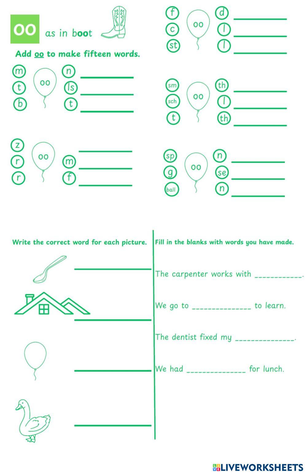 8070161 | Word Building | Teacher_Chick | LiveWorksheets