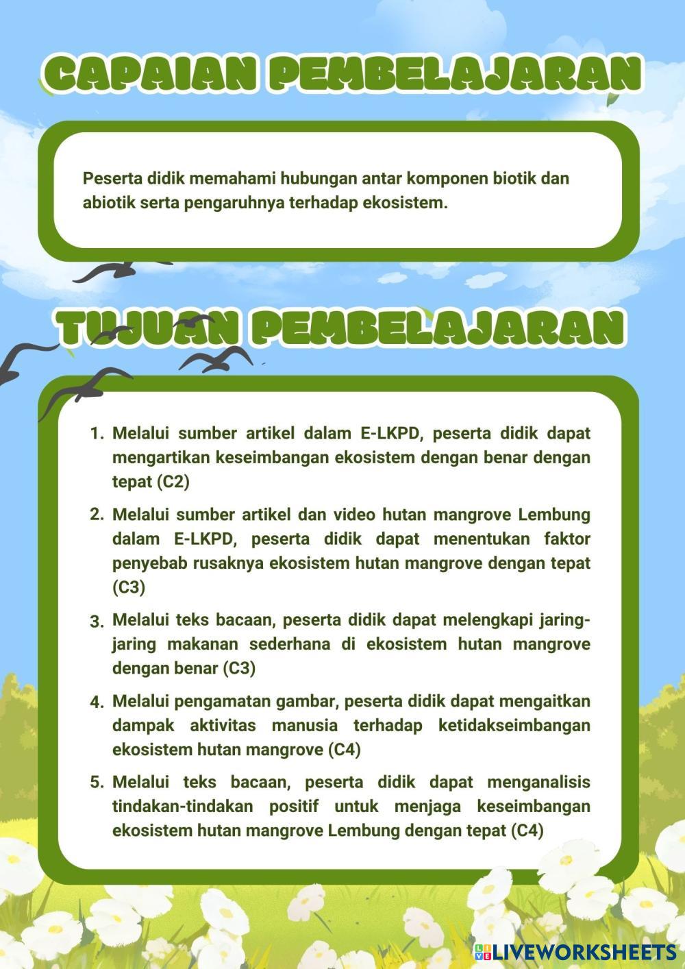 Keseimbangan Ek… | Science Worksheets | 8074974