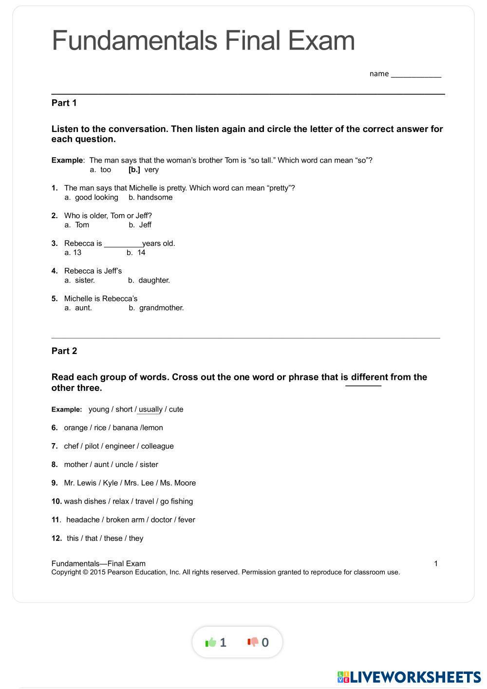 Units 1-14 Fina… | Free Interactive Worksheets | 8080341