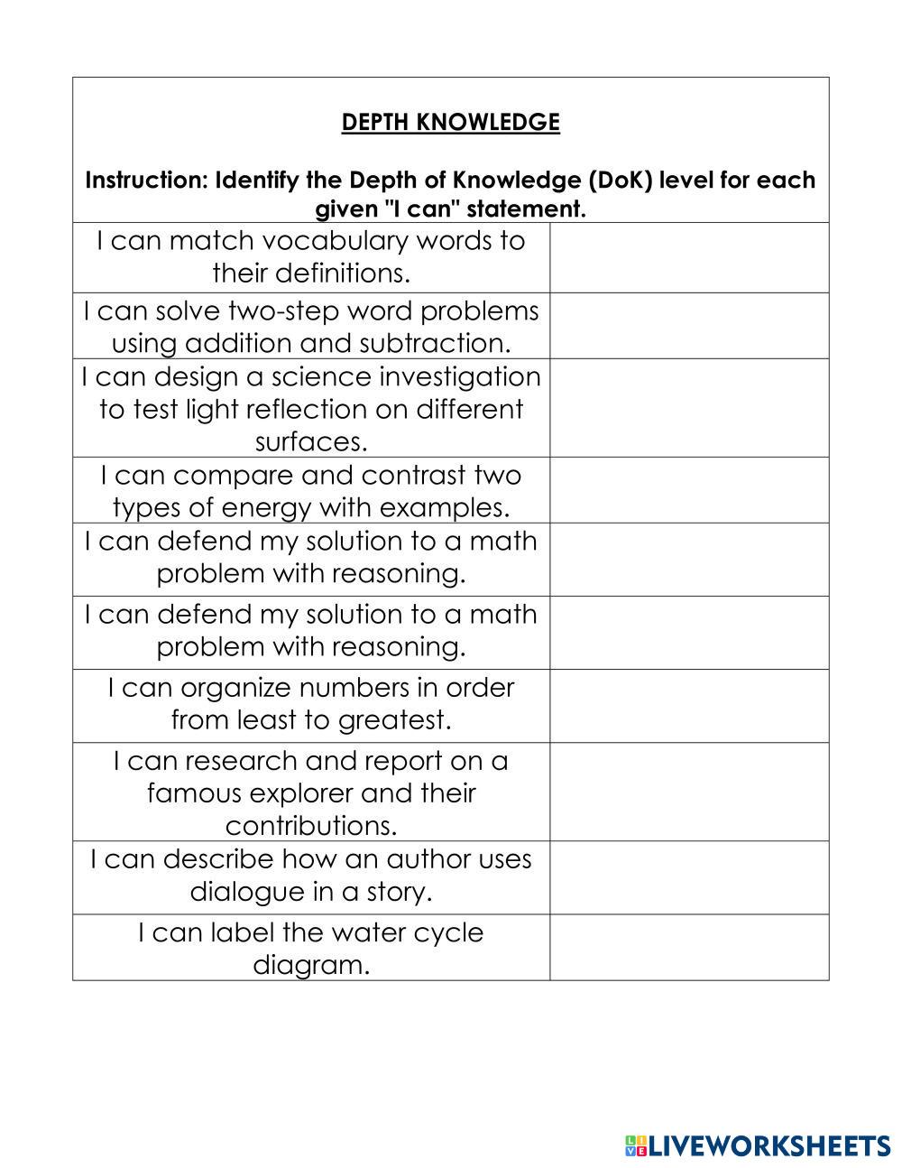 8081232 | DoK | Brian Raton Vlog | LiveWorksheets