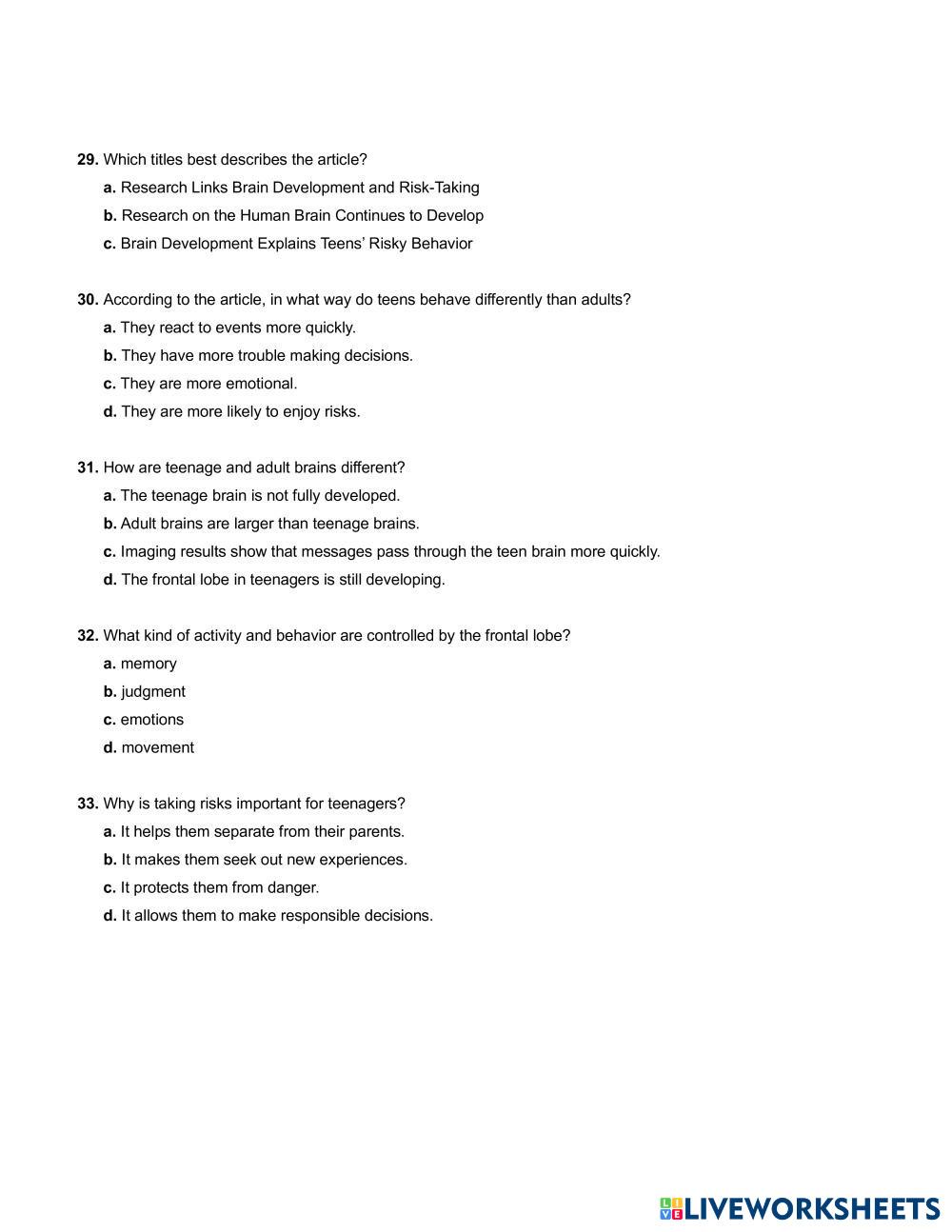 Summit 1 U10 As… | Free Interactive Worksheets | 8085952