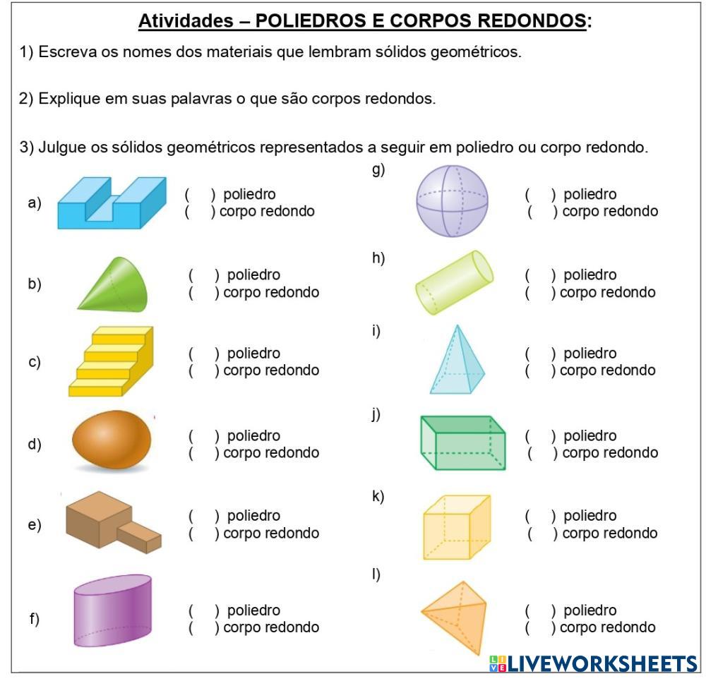 8086969 | Poliedros e Corpos Redondos | Jéssica Masera