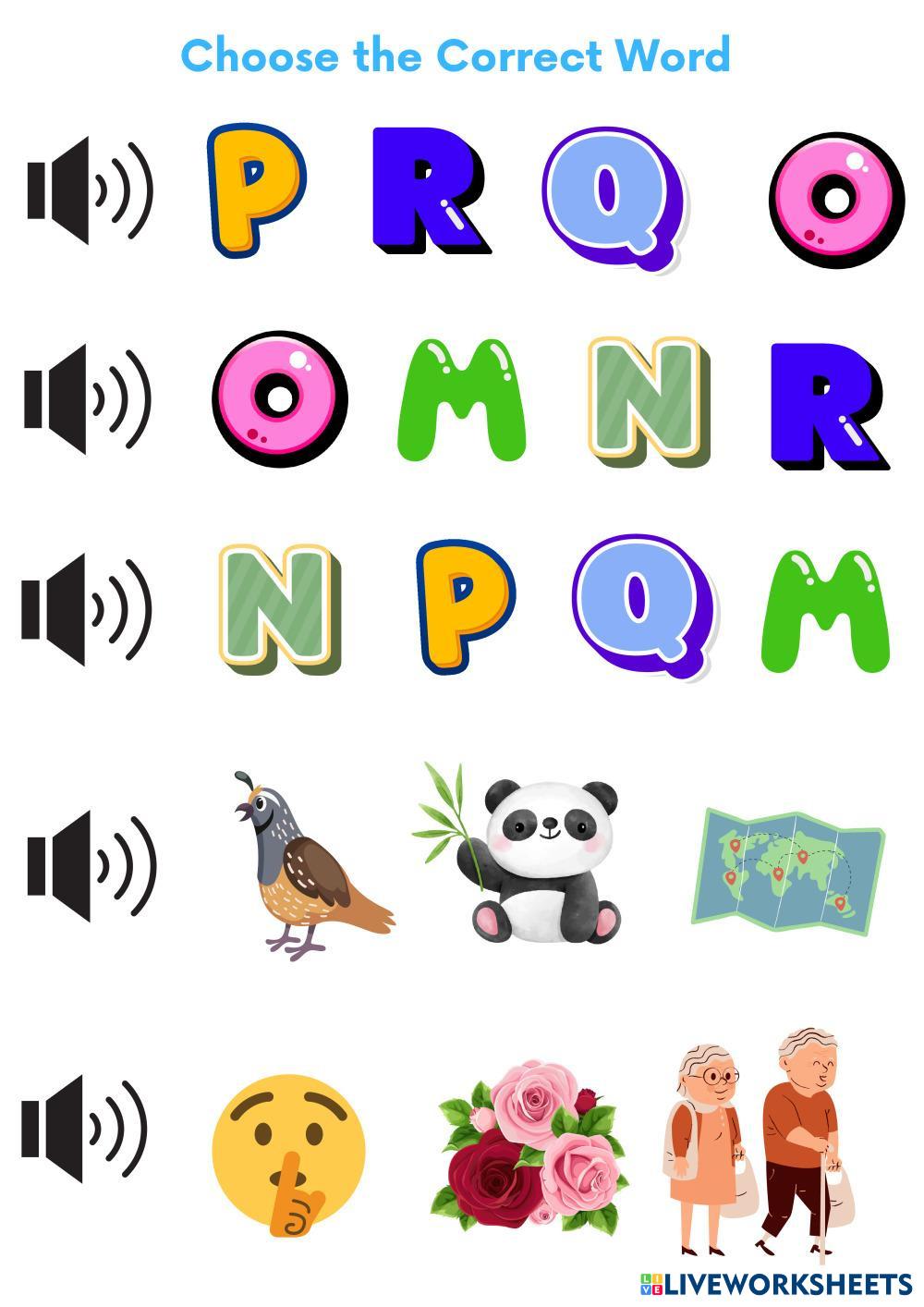 Letters B3 | Free Interactive Worksheets | 8088942