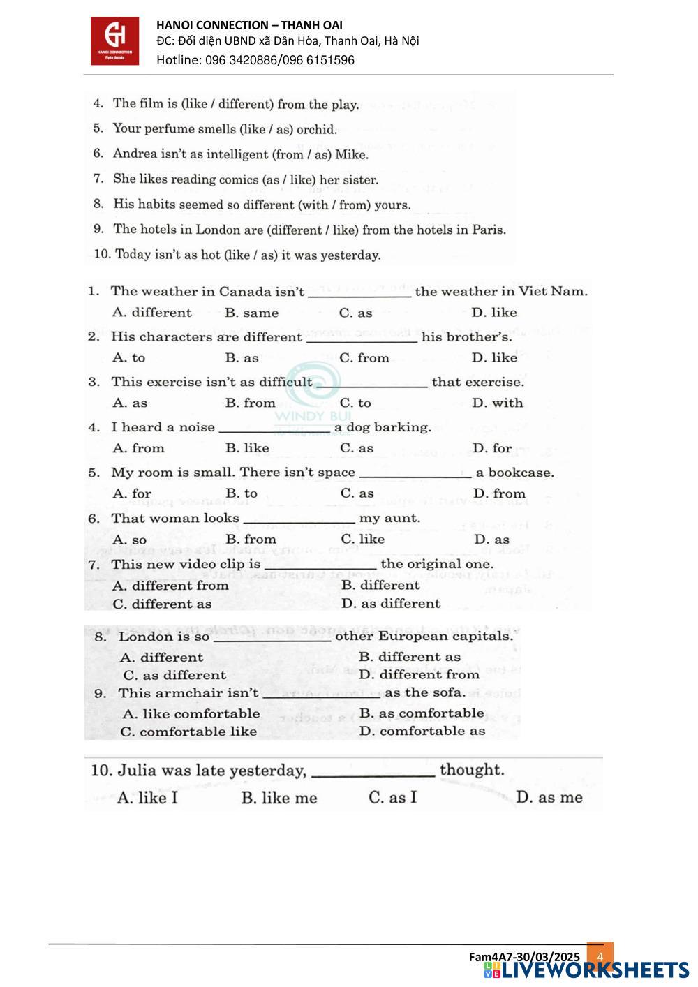 8089420 | Review U8 | Ms Min | LiveWorksheets