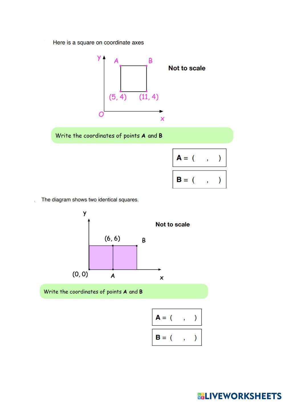 COORDINATES | Free Interactive Worksheets | 8090052