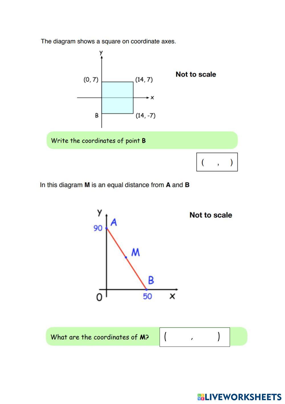 COORDINATES | Free Interactive Worksheets | 8090052