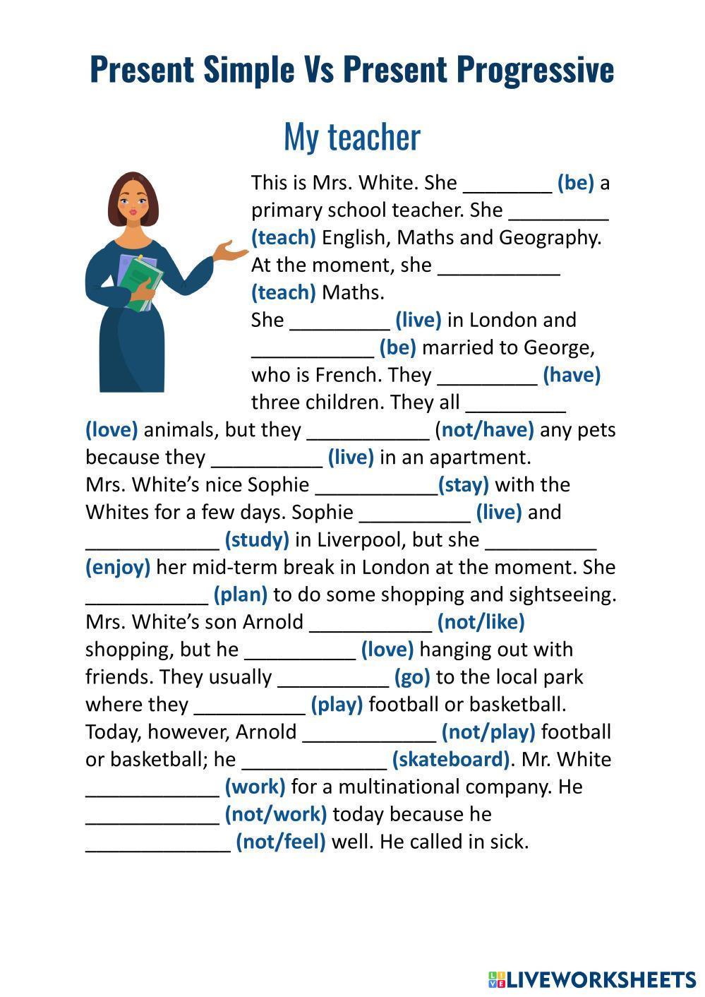 8090288 | My teacher | DanielaSV93 | LiveWorksheets