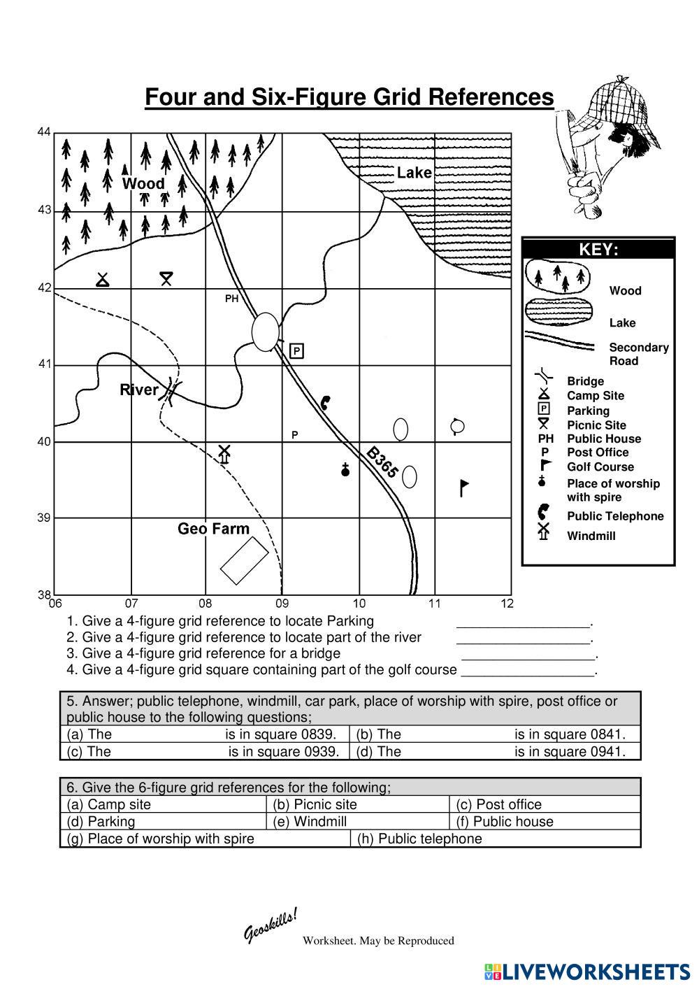 Grid worksheet | Free Interactive Worksheets | 8090929