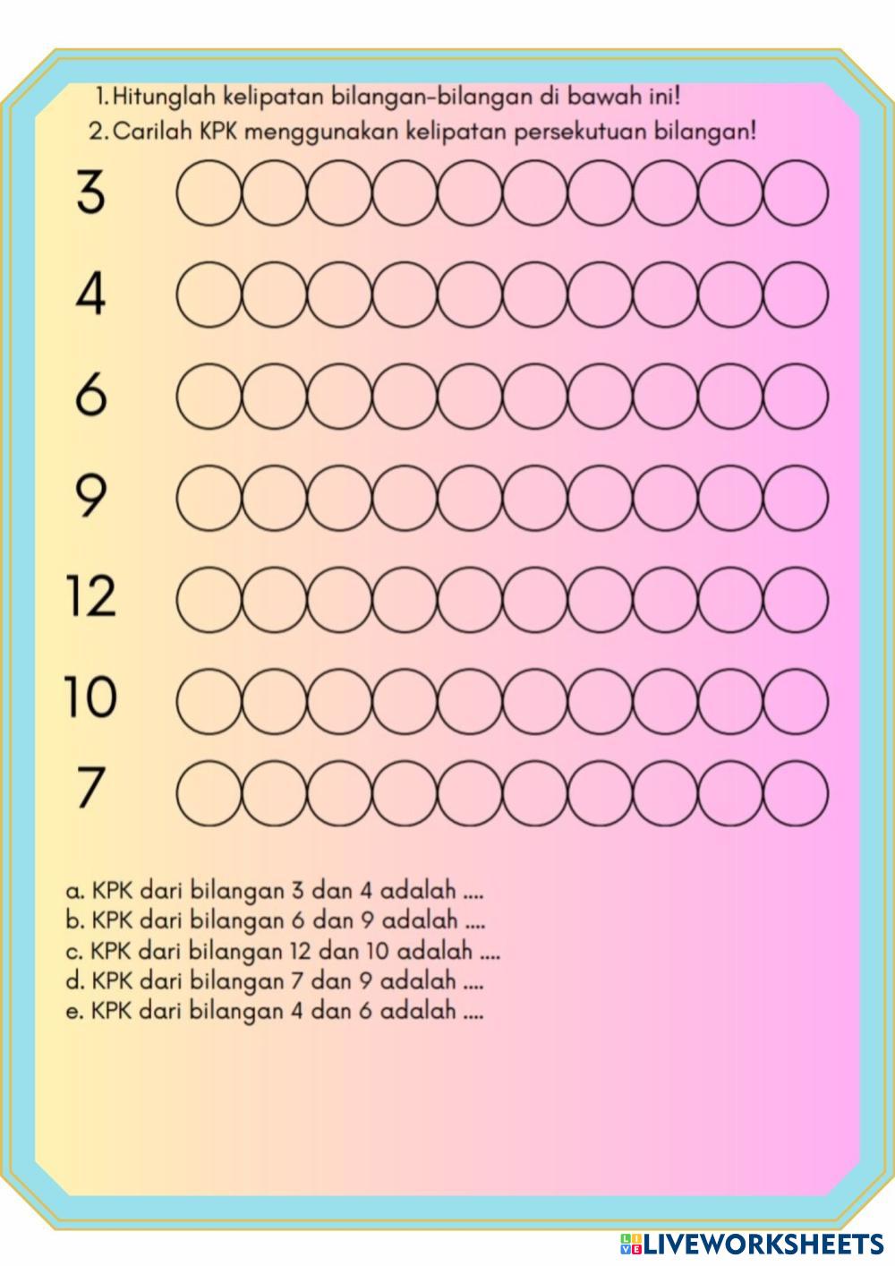 8098208 | KPK (Kelipatan Persekutuan Terkecil) | Ayu Nur