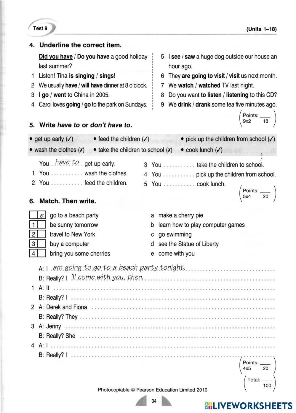 New Round Up 2_… | Free Interactive Worksheets | 8098796