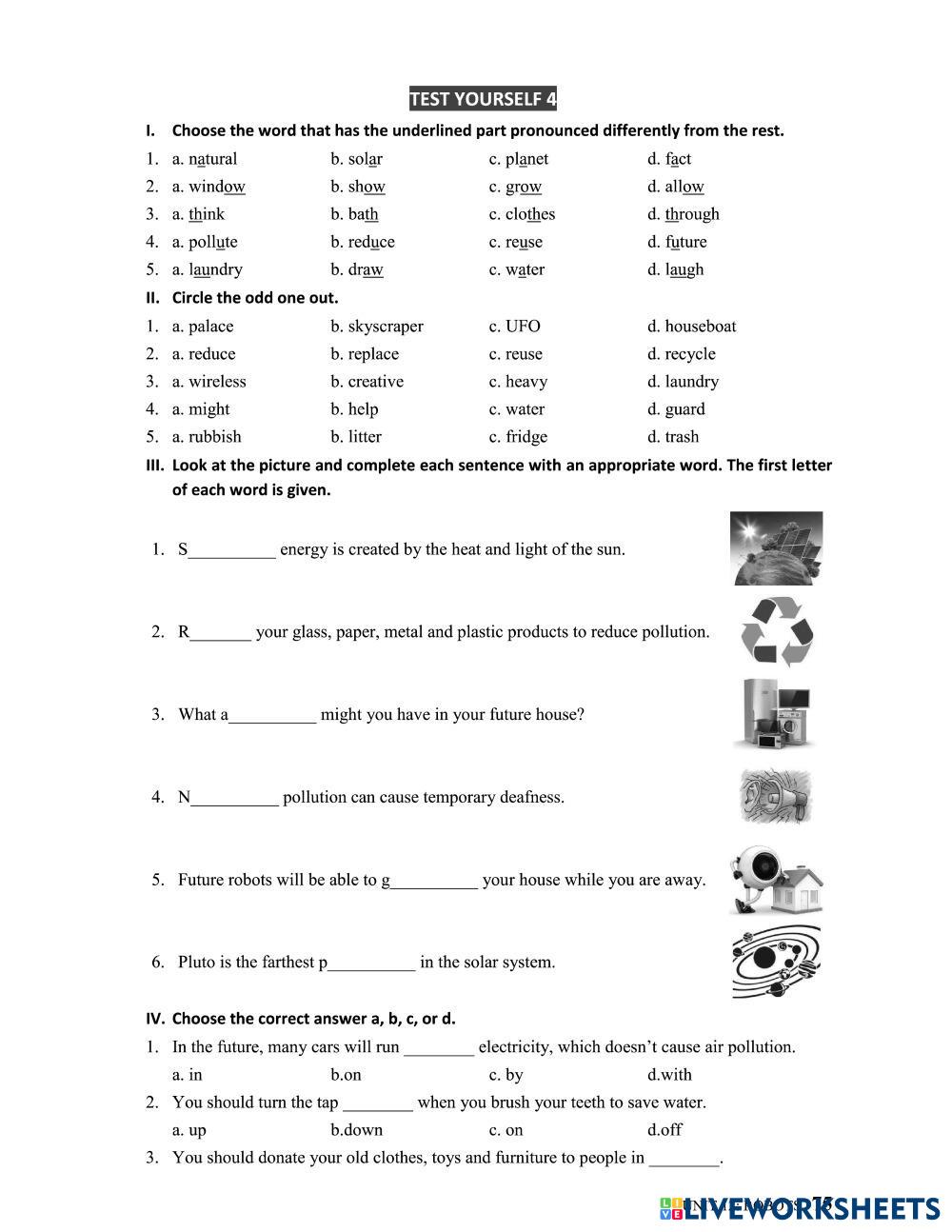 8100052 | G6 Test yourself 4 | LÊ THÙY LIÊN