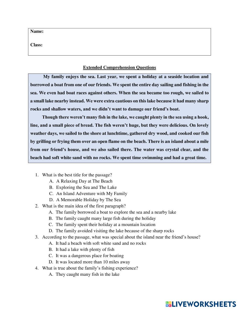 8101533 | Extended Comprehension Question | WIDIATUSH