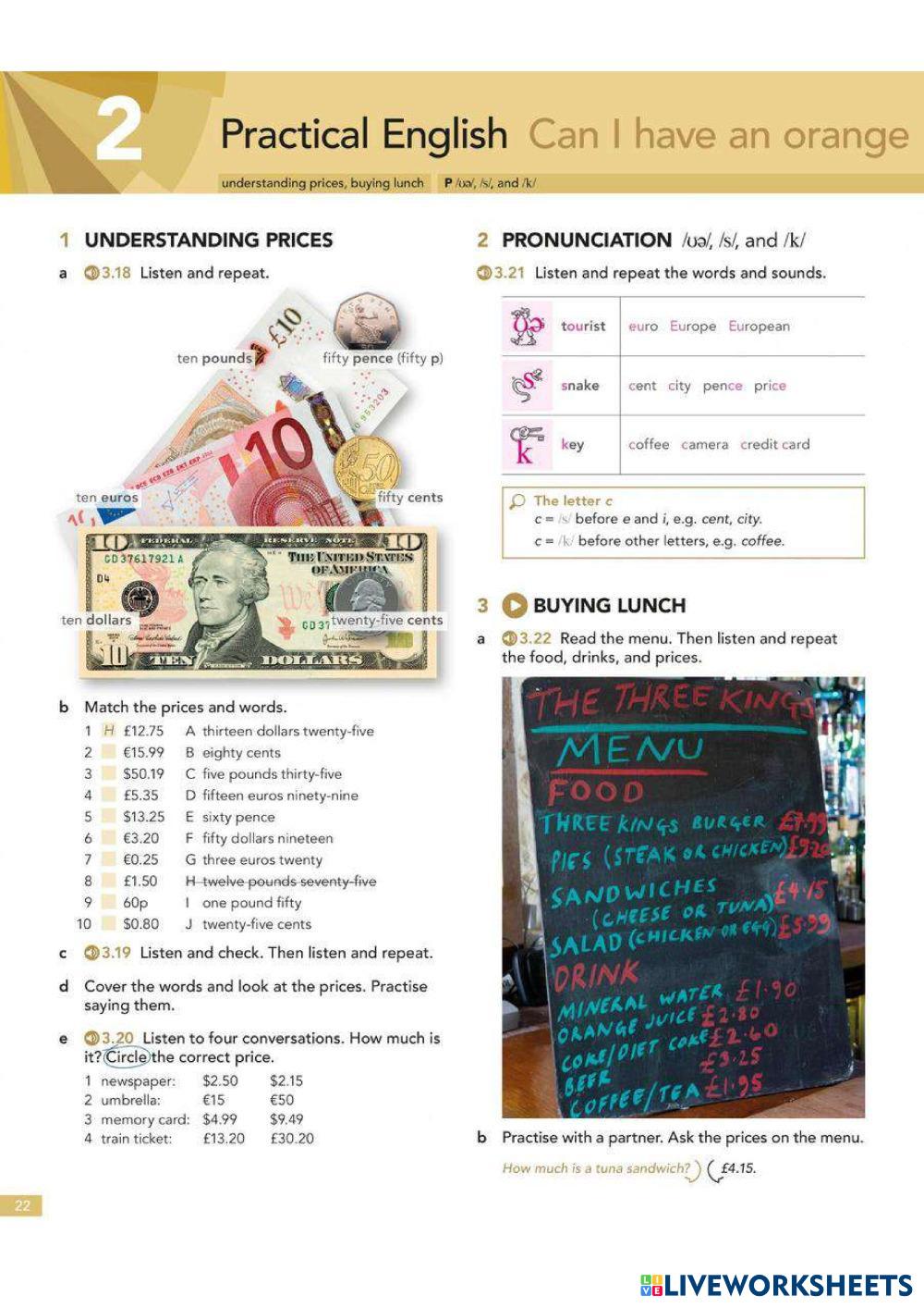 2841091 | Practical English Can I have an orange juice,