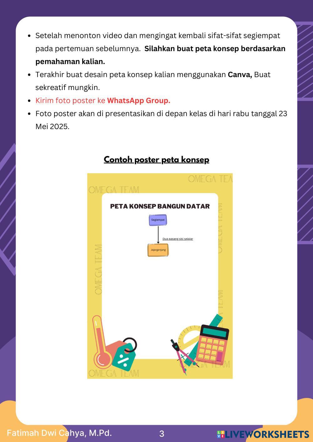 LKPD 2 PETA KON… | Free Interactive Worksheets | 8105084