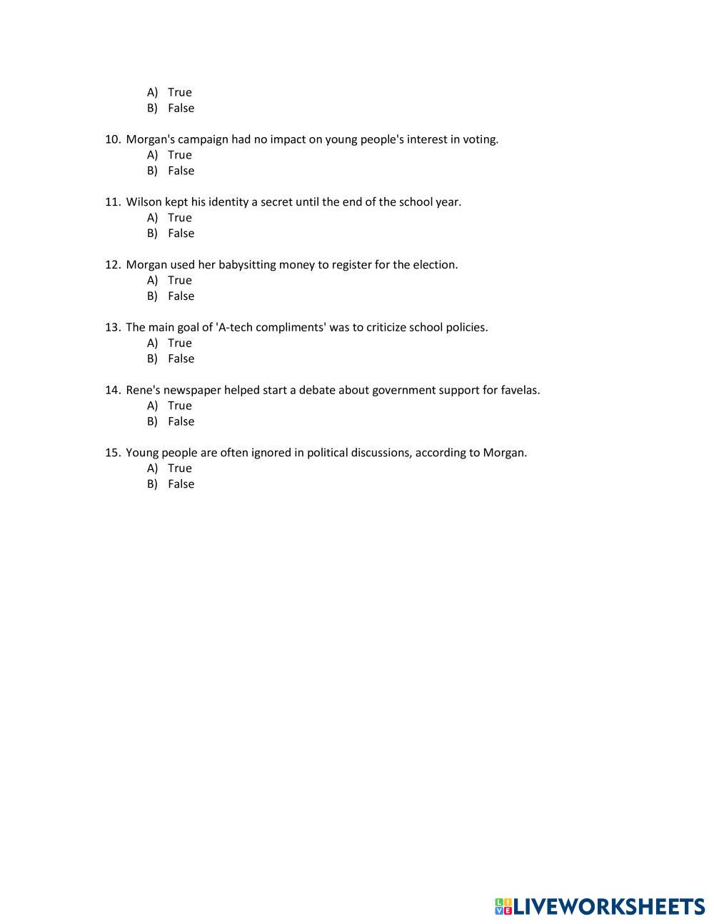 8105562 | UNIT 8: CHANGE THE WORLD- READING | Lemmar