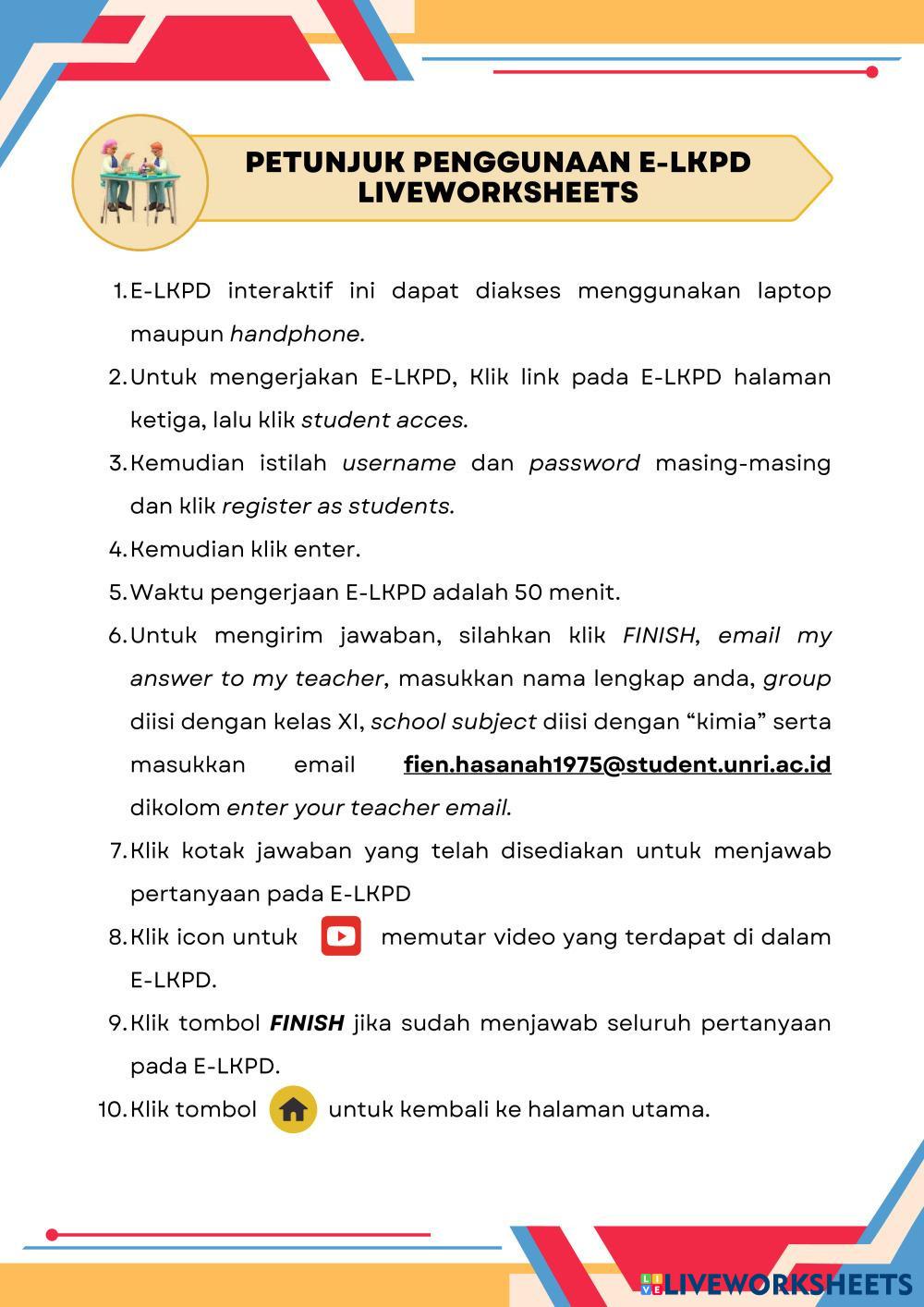 HALAMAN UTAMA E… | Free Interactive Worksheets | 8082337