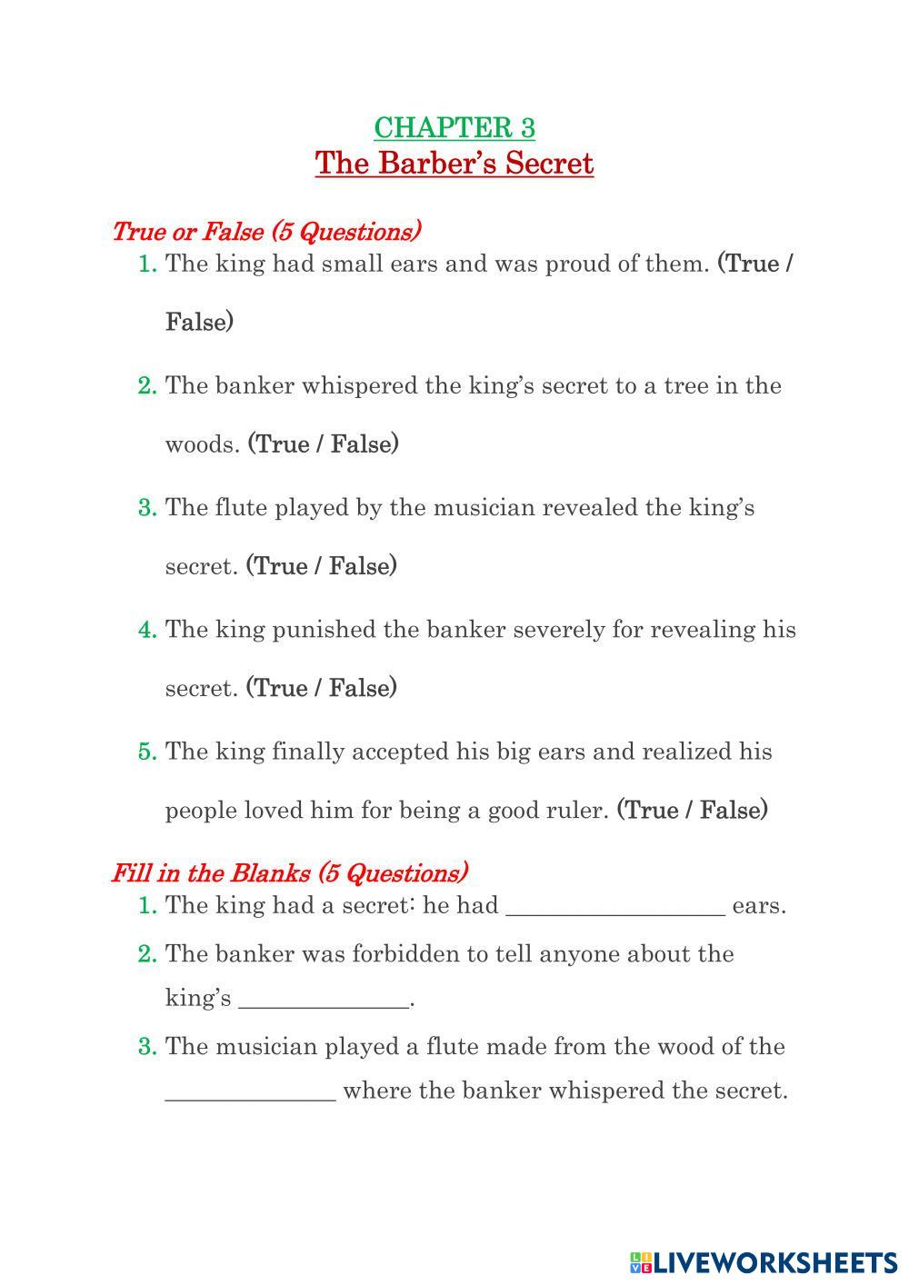 TELL A TALE 4_3 | Free Interactive Worksheets | 8108136