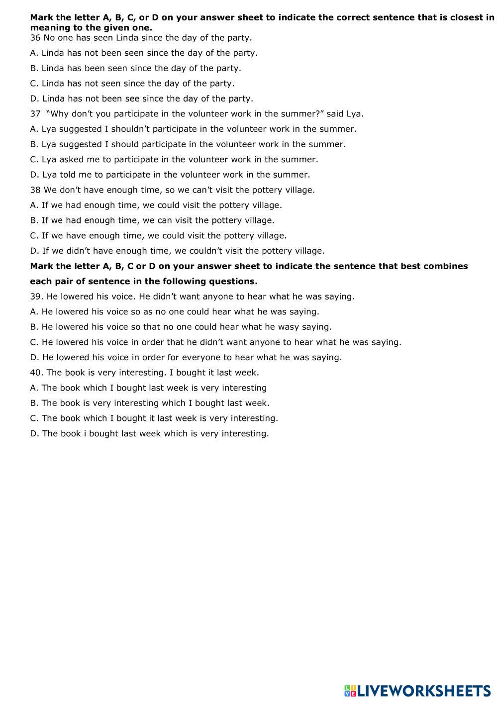 8114196 | Practice 2 | uyenn1988 | LiveWorksheets