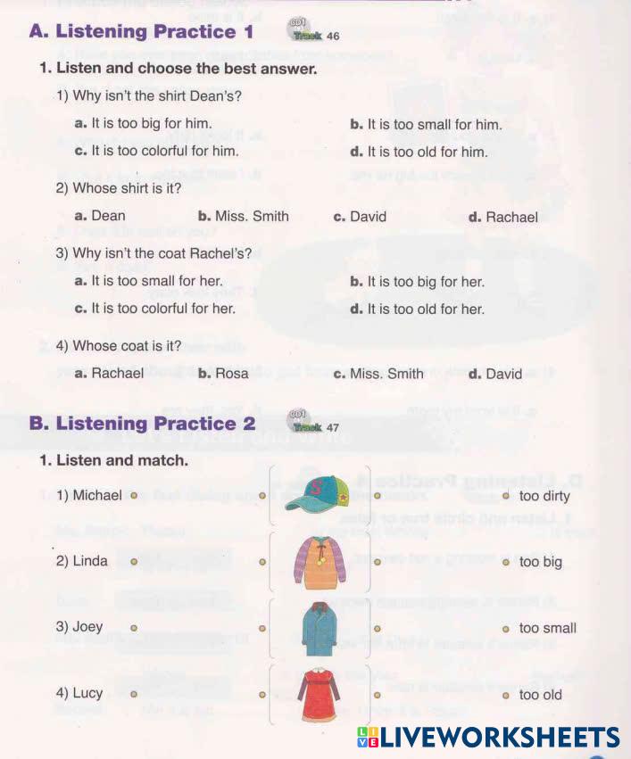 Unit 12_practice 1 and 2 | LiveWorksheets | 8117274