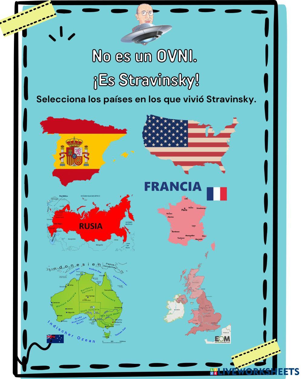 ¡Es Stravinsky! | English Language Worksheets | 8117827