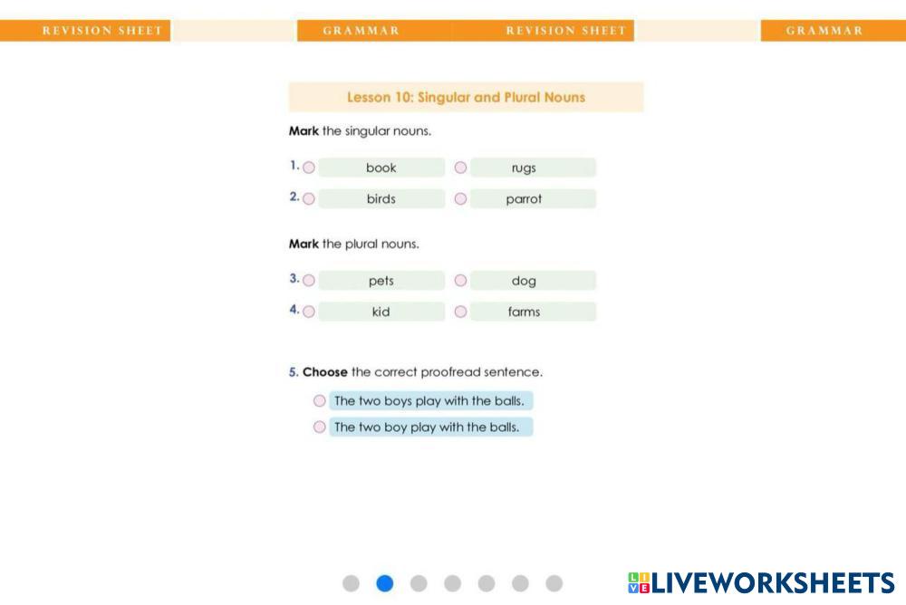 grammar Quiz | LiveWorksheets | 8118451