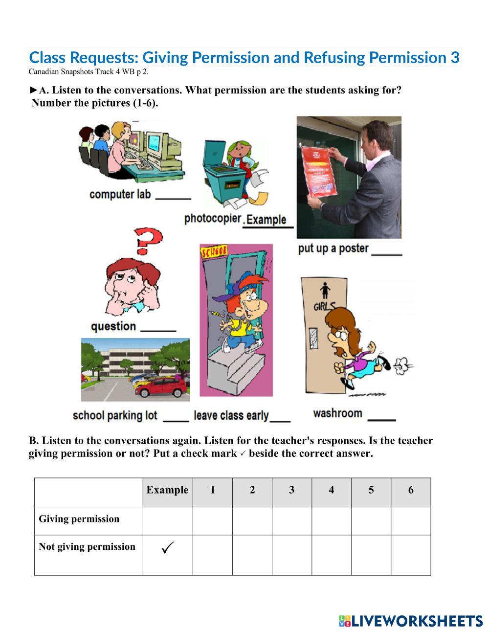 Class Requests:… | ESL Worksheets | 8119456