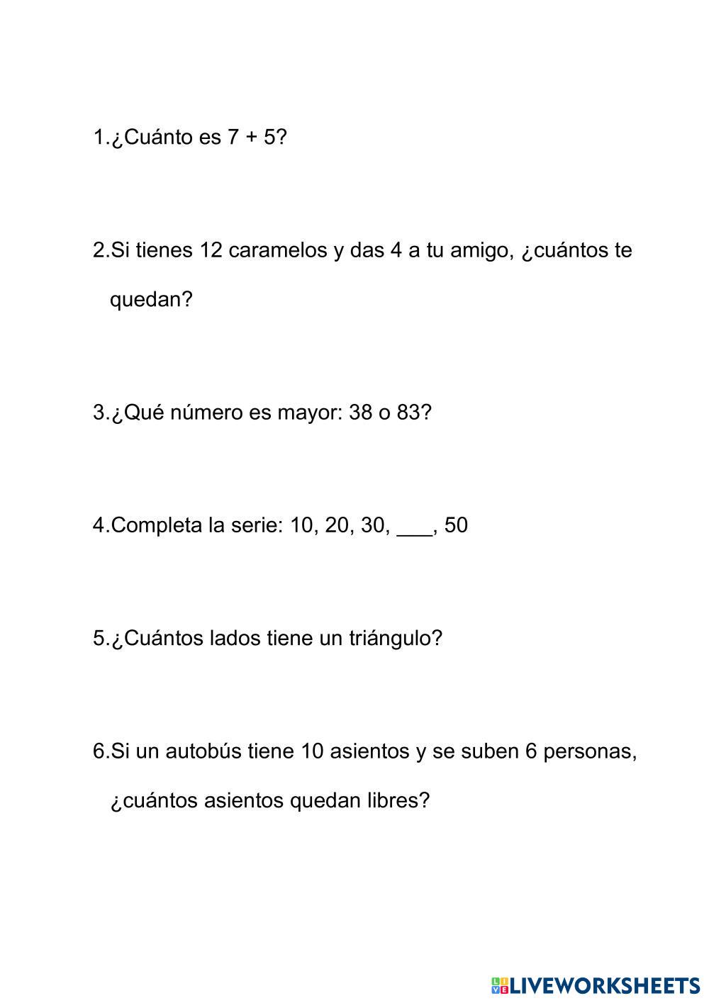 MATES | LiveWorksheets | 8121134