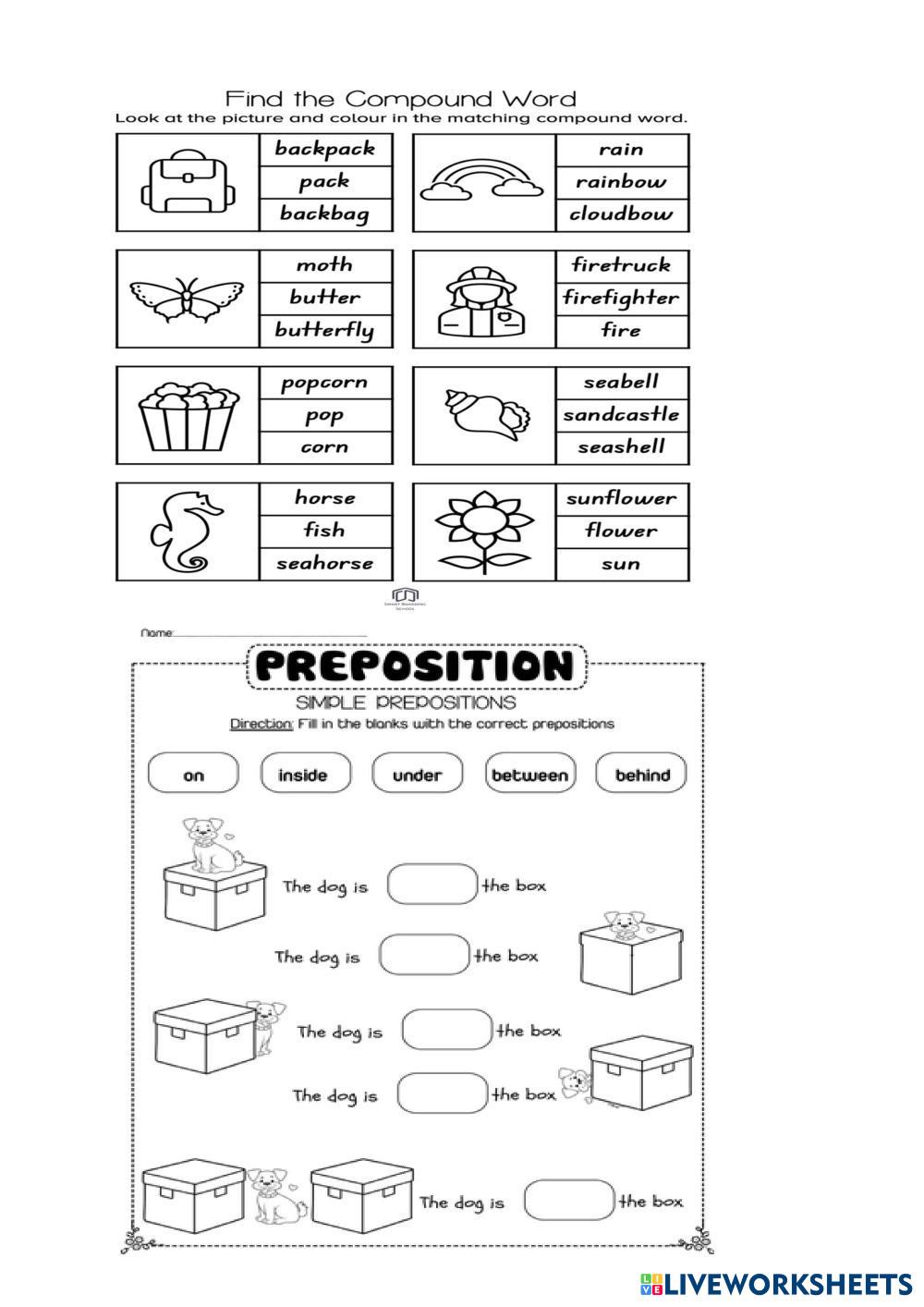 K2 Grammar Revi… | English Language Worksheets | 8124670