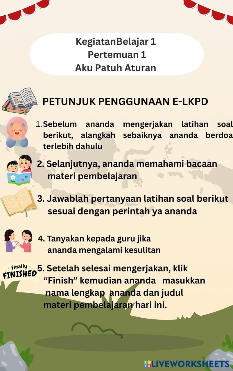 AKU PATUH ATURA… | Social Studies Worksheets | 8125208